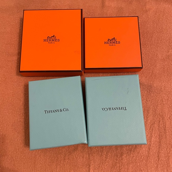Hermes | Accessories | Hemes Small Boxes And Tiffany Boxes | Poshmark